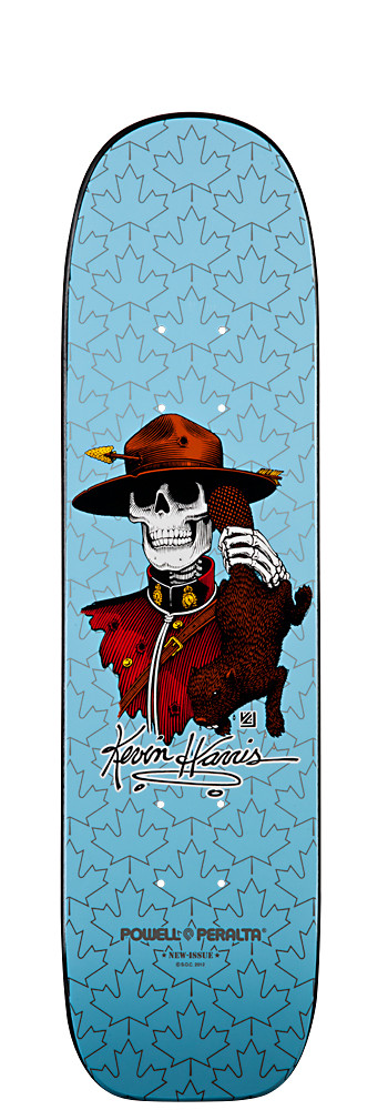 Powell Peralta Kevin Harris Mountie Skateboard Deck - 7 x 26.6 Photo #1 ...