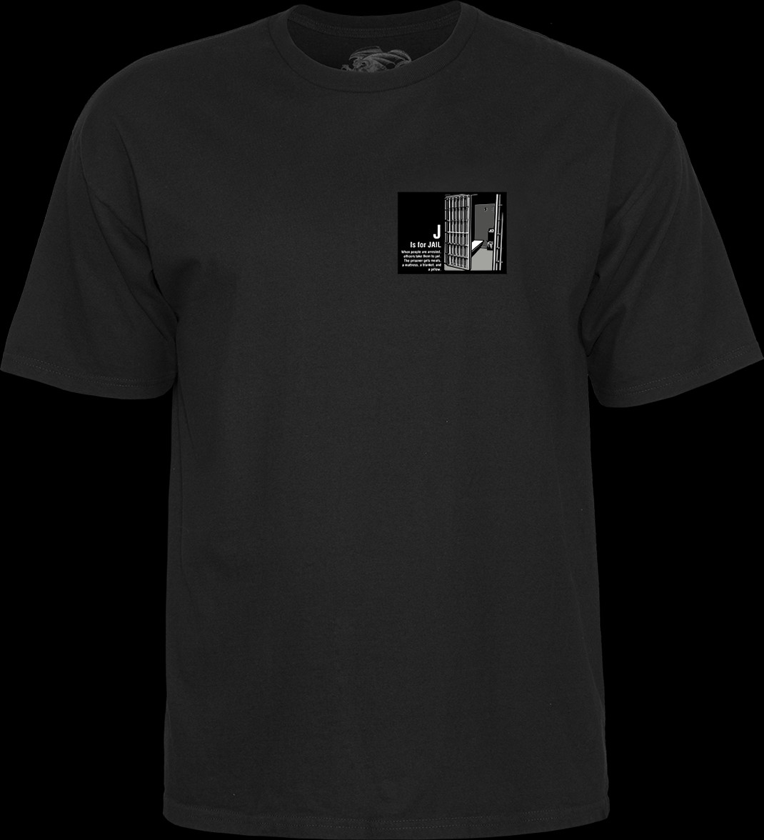 Powell Peralta Chris Senn Police T-Shirt Black Photo #3 - Photo Gallery ...