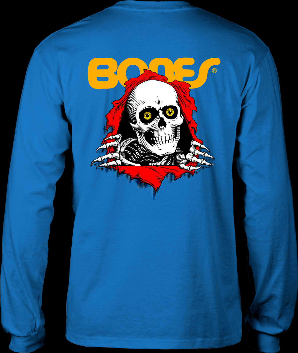 Powell Peralta Ripper L/S T-shirt - Royal Blue Photo #1 - Photo Gallery ...