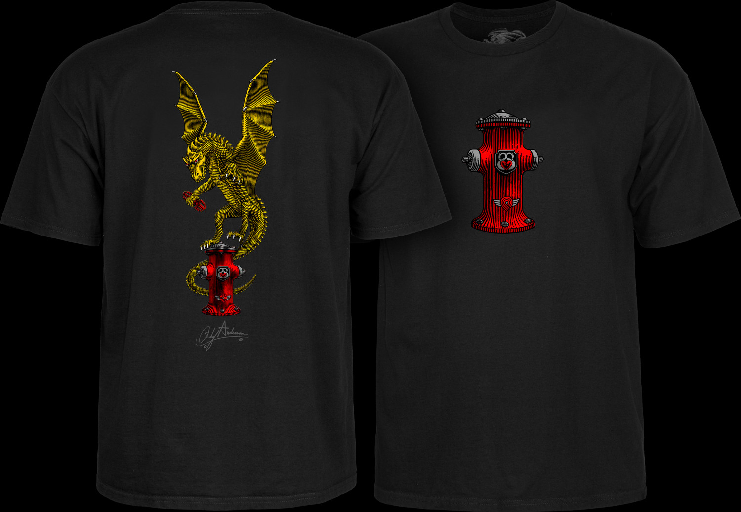 Powell Peralta Andy Anderson Vajra T-Shirt Black Photo #1 - Photo ... Powell Peralta Andy Anderson Vajra T-Shirt Black Photo #1 - Photo ...