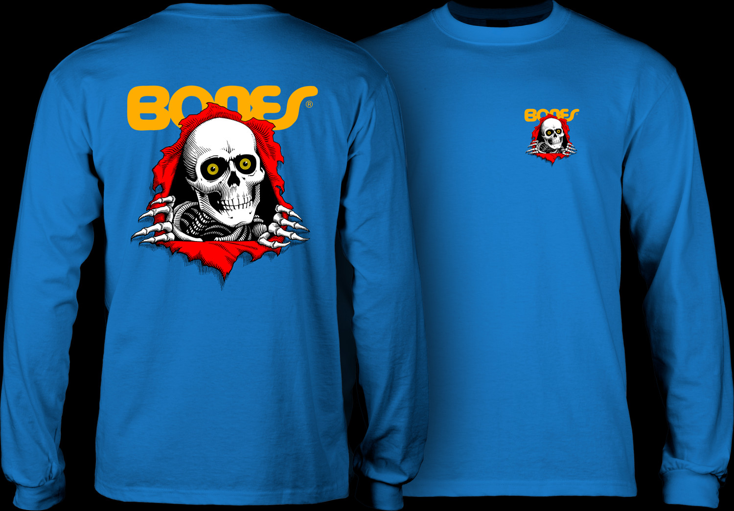 Powell Peralta Ripper L/S T-shirt - Royal Blue Photo #1 - Photo Gallery ...