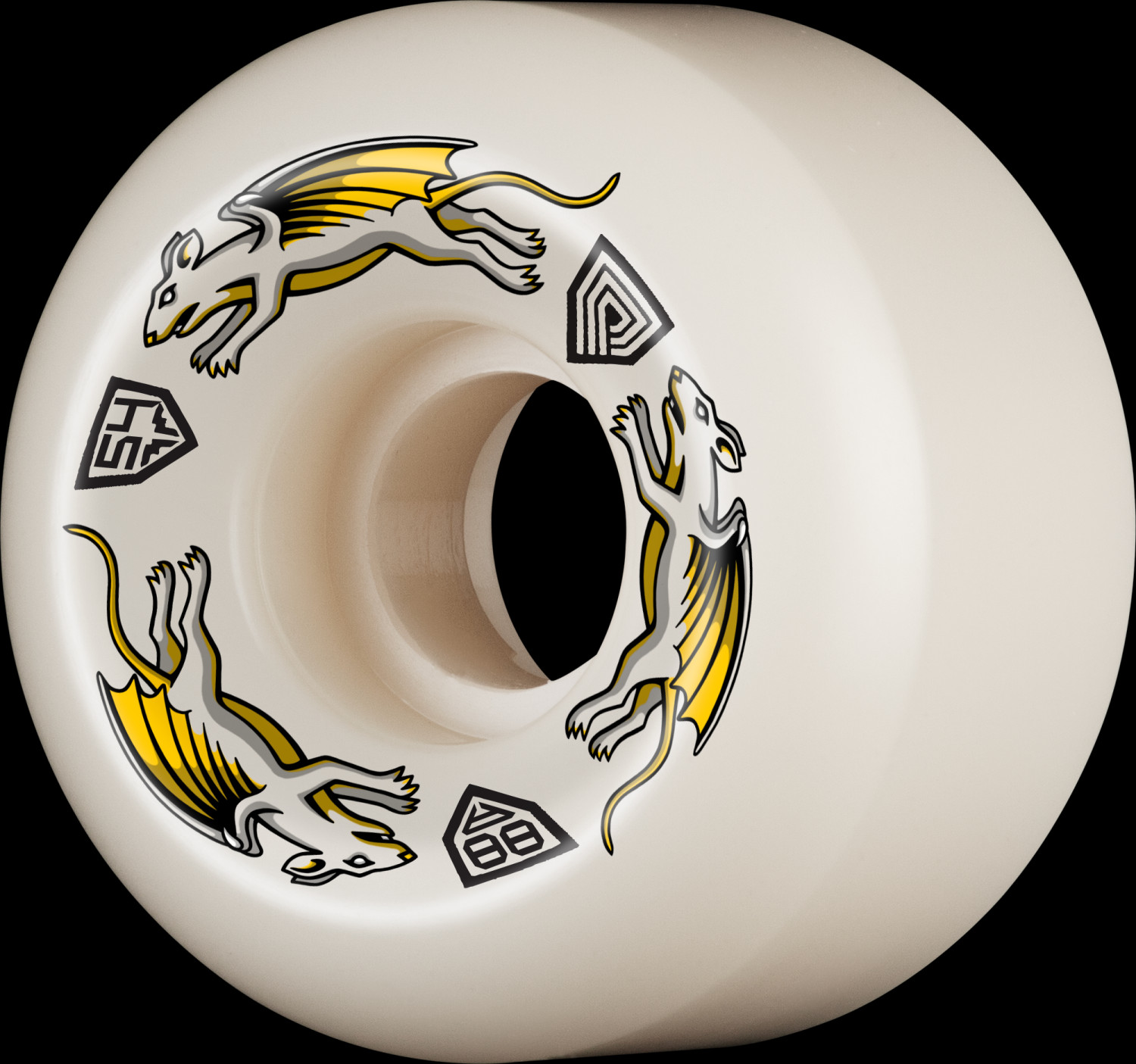 Powell Peralta Dragon Formula Nano Rats Skateboard Wheels 54mm x 34mm ...