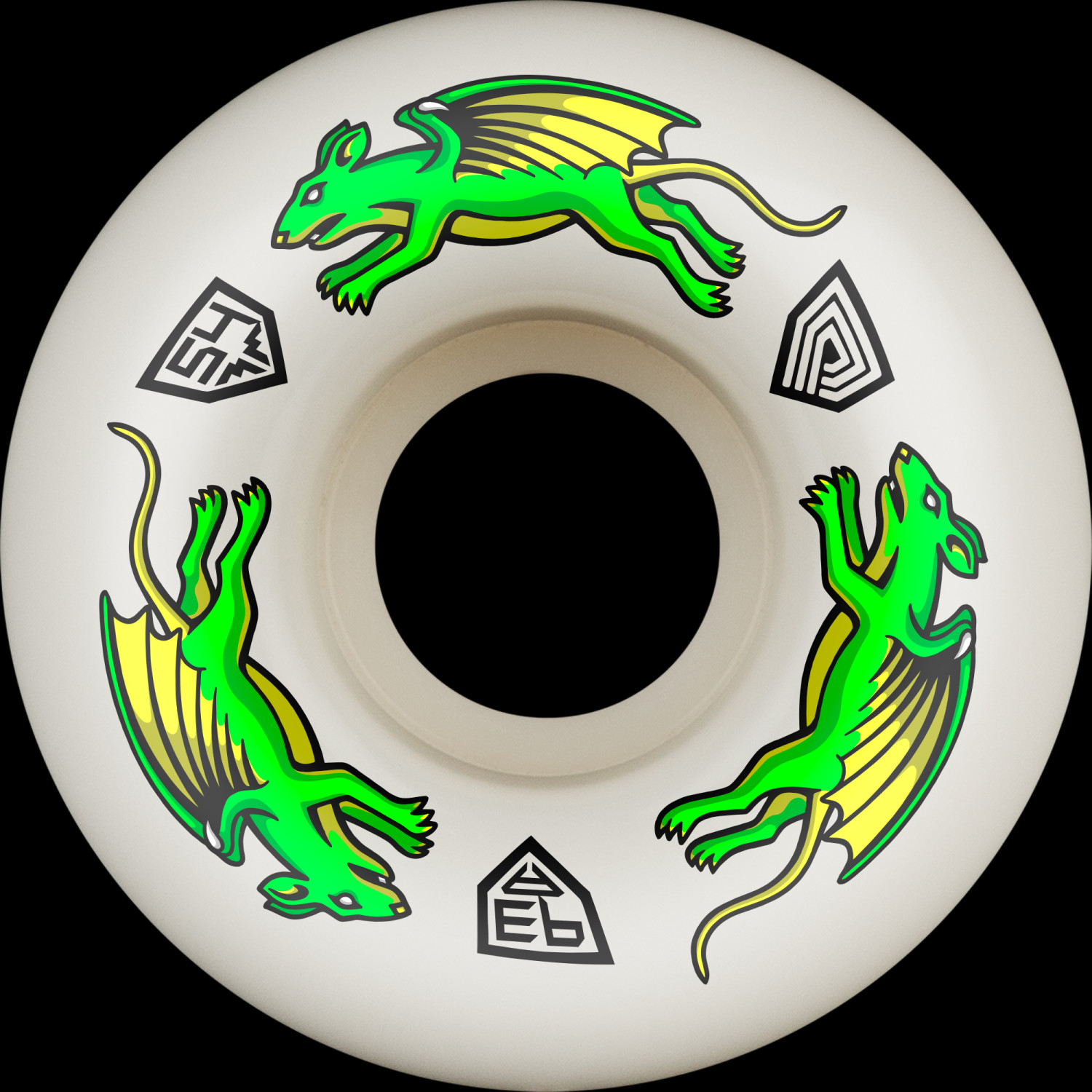 Powell Peralta Dragon Formula Nano Rats Skateboard Wheels 54mm X 34mm powell-peralta-dragon-formula-nano-rats-skateboard-wheels-54mm-x-34mm