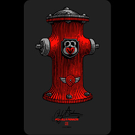 Powell Peralta Pro Andy Anderson Hydrant Sticker Single - Powell-Peralta®