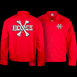 Powell Peralta Jacket Cross Bones Red - Powell-Peralta®
