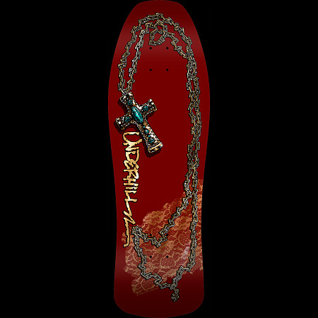 Powell Peralta Ray Underhill Cross Reissue Skateboard Deck Burgundy ...