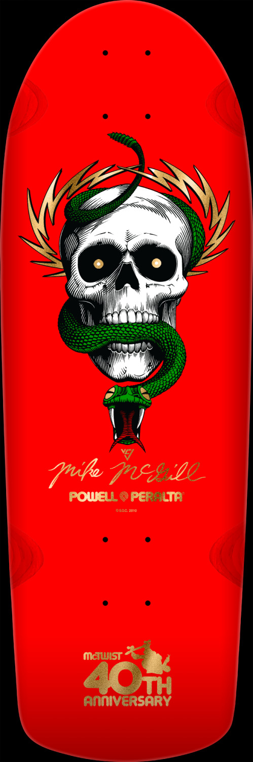 Powell Peralta Mike McGill 40th Anniversary Reissue Skateboard Deck ...