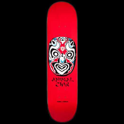 Powell Peralta LIGAMENT Chin Mask Skateboard Deck Red - 8.25 x 32.5 ...